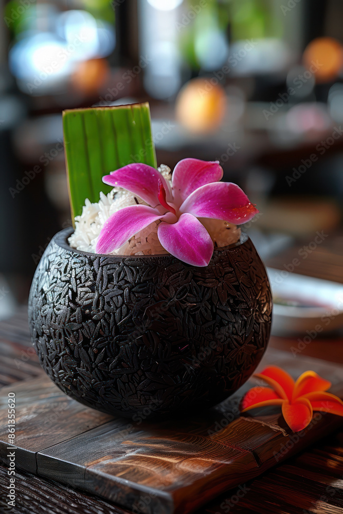 Indulge in Thai Black Sticky Rice with Coconut Cream, the Perfect ...