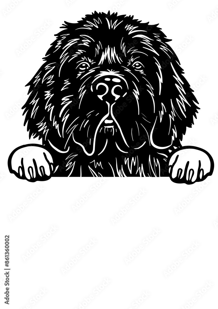 Newfoundland dog SVG, Dog Breed SVG, Dog SVG, Pet SVG, Dog Lover SVG ...