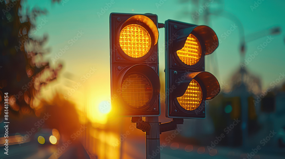 Smart City Traffic Lights Powered by Solar Energy Revolutionizing Urban ...