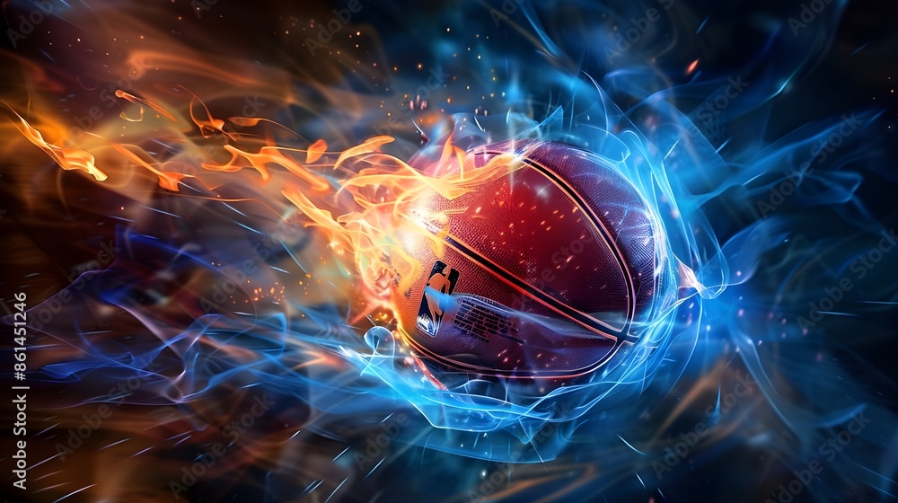 cool basketball wallpaper. firey basketball background or wallpaper for ...