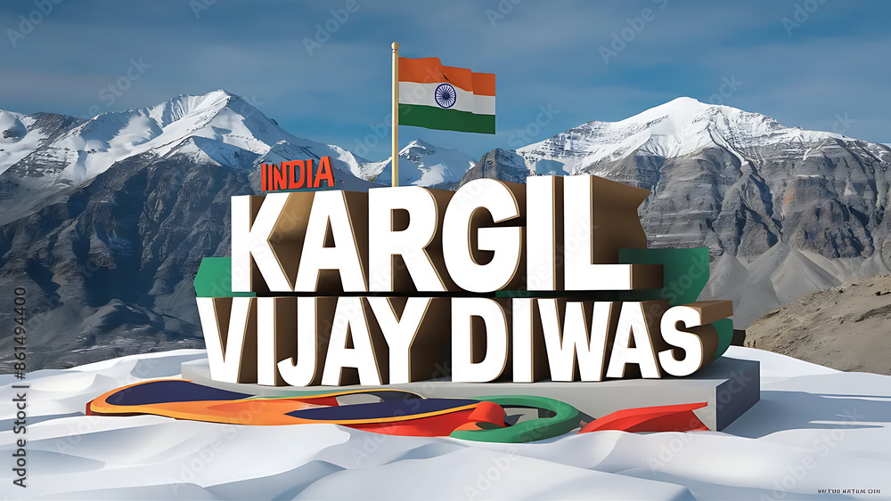 Kargil Vijay diwas, Kargil Vijay, concept for Kargil Vijay Diwas ...