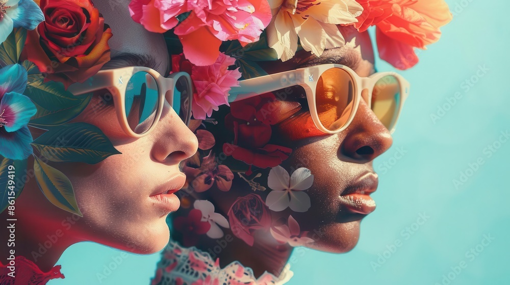 The visual portrayal captures a spectrum of gender presentations ...