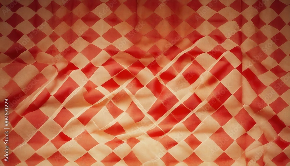 Checkered fabric texture background. Stock Photo | Adobe Stock