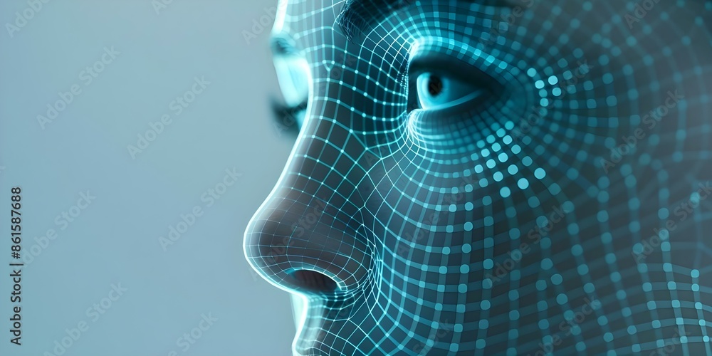 Detecting Deepfakes with Facial Recognition Technology. Concept ...