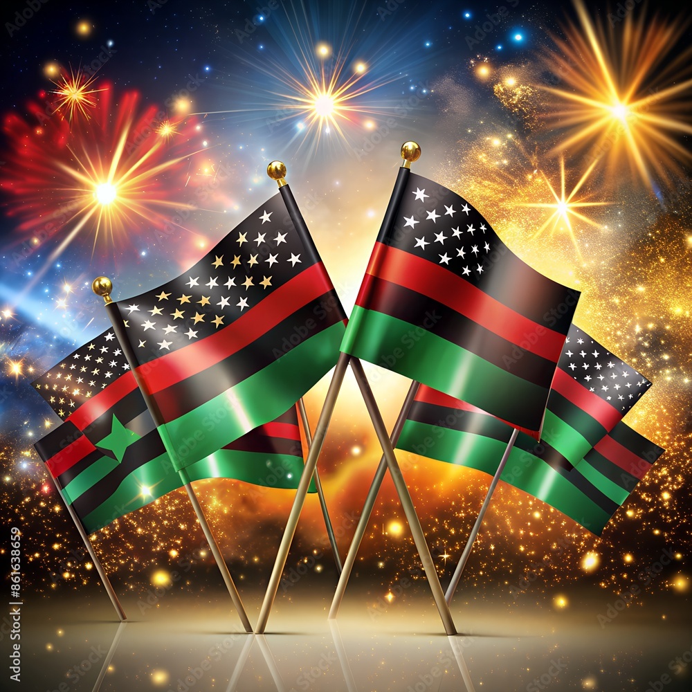 creative background for Juneteenth African American Holiday Celebrating ...