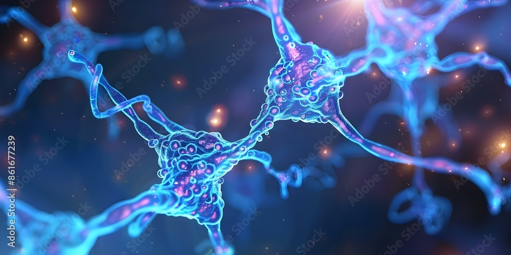 Visualizing Human Cell At Molecular Level Showing Dna And Drug