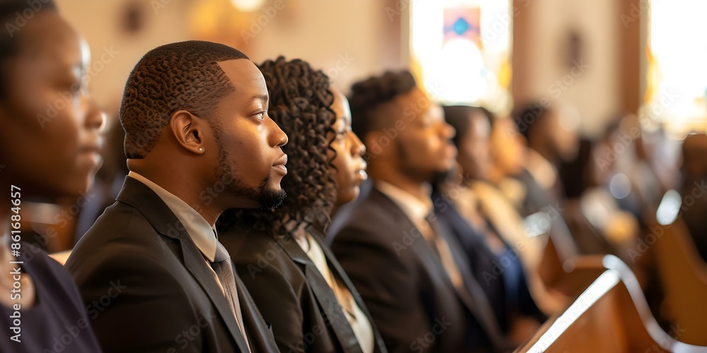 Congregation in Sunday best sings hymns of freedom at Juneteenth church ...