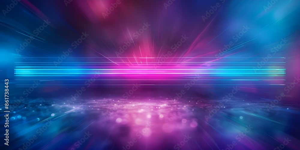 Retro TV static glitch background with colorful scanlines and pixel ...