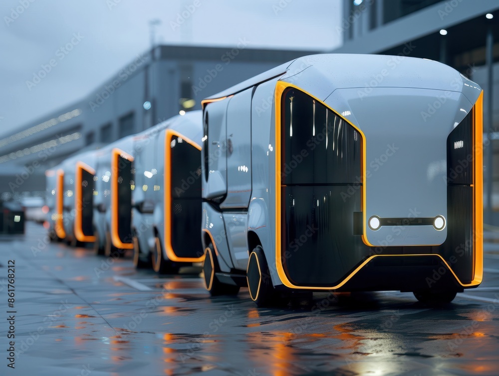 A logistics team developing a fleet of autonomous delivery vehicles for ...
