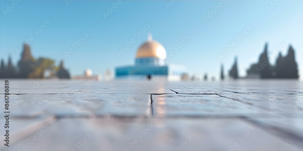 Jerusalem A Sacred Destination in the Holy Land. Concept City of ...