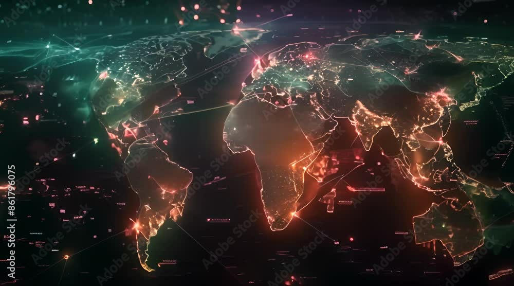 Visualizing the World Map as a Dynamic Trade Network Connecting Global ...
