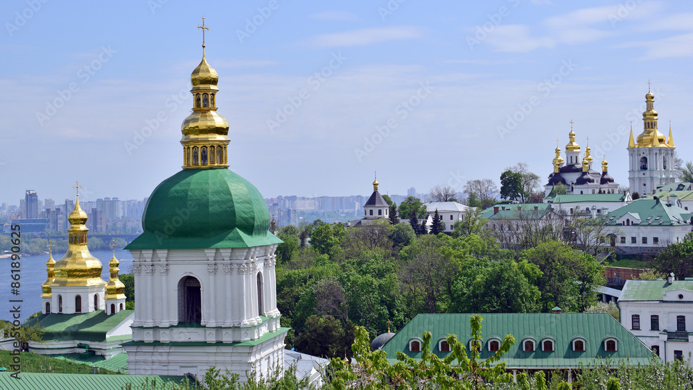 Kyiv, Ukraine, Temples, churches of Kyiv Pechersk Lavra. Historical and ...