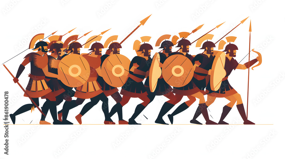 battle of carthage depiction - invasion of the carthaginian army ...