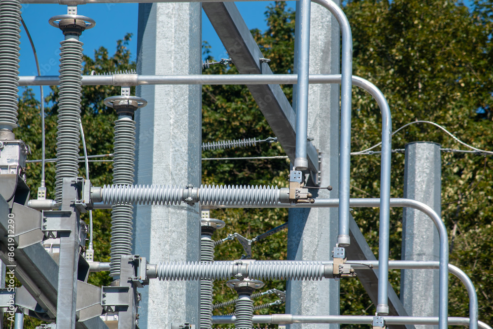 Poster Components of an electrical substation – Wall Art | UkPosters