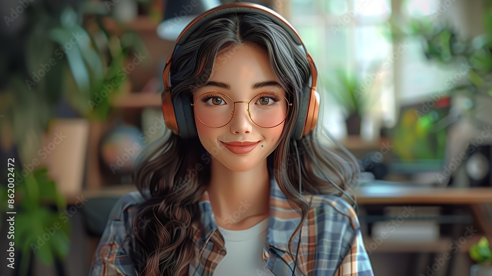 Engaging PNG tuber illustration for vlogging, suitable for YouTube and ...