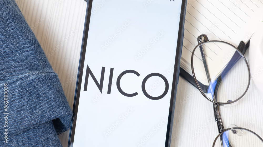 New York, USA - 21 June 2024: Nico Logo on Phone Screen, Company Icon ...