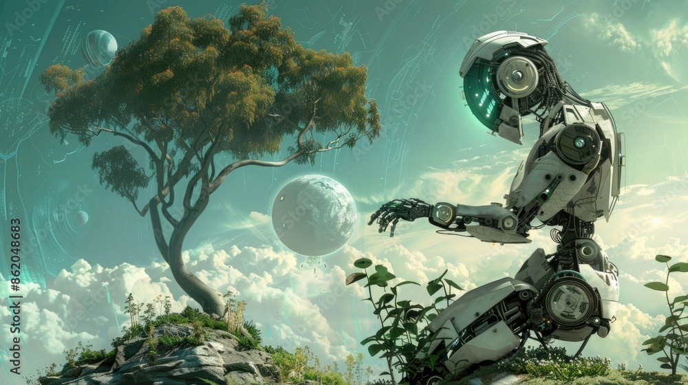Cybele, the earth mother, now a terraforming robot, reshaping planets ...
