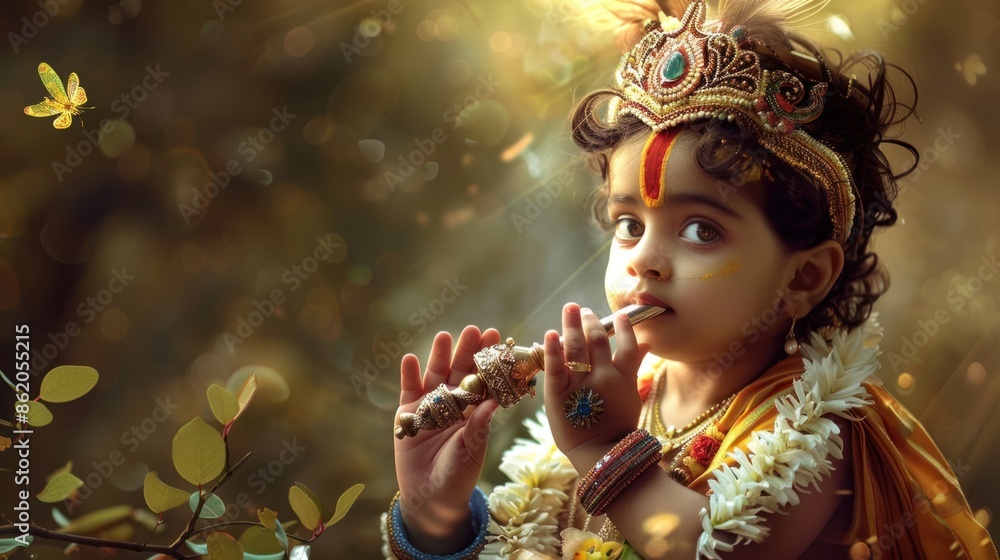 Divine celebration: happy krishna janmashtami, birth of lord krishna ...