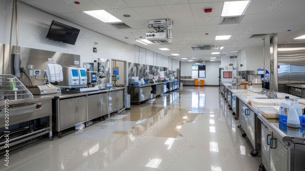 Foto de Food Safety and Sanitation Station Floor: Showing handwashing ...
