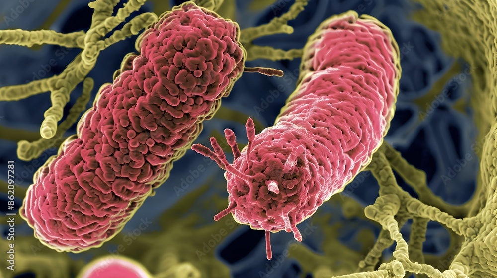 Botulinum Toxin Producing Bacteria Clostridium Botulinum under ...