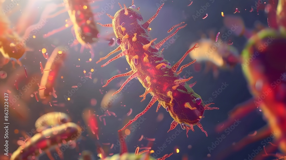 Microscopic View of Botulinum Toxin Producing Bacteria Clostridium ...