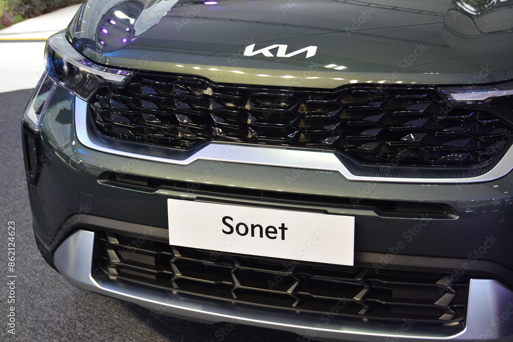 Kia sonet display at Kia Sonet launching in Paranaque, Philippines Stock Photo | Adobe Stock