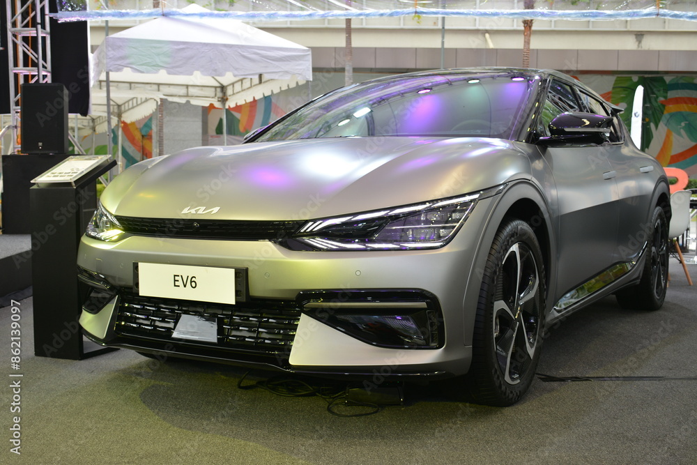 Kia ev6 display at Kia Sonet launching in Paranaque, Philippines Stock Photo | Adobe Stock