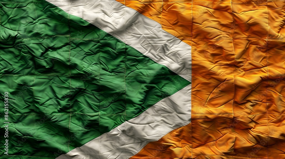 Flag of South Africa, A horizontal tricolor of red, blue, and green ...
