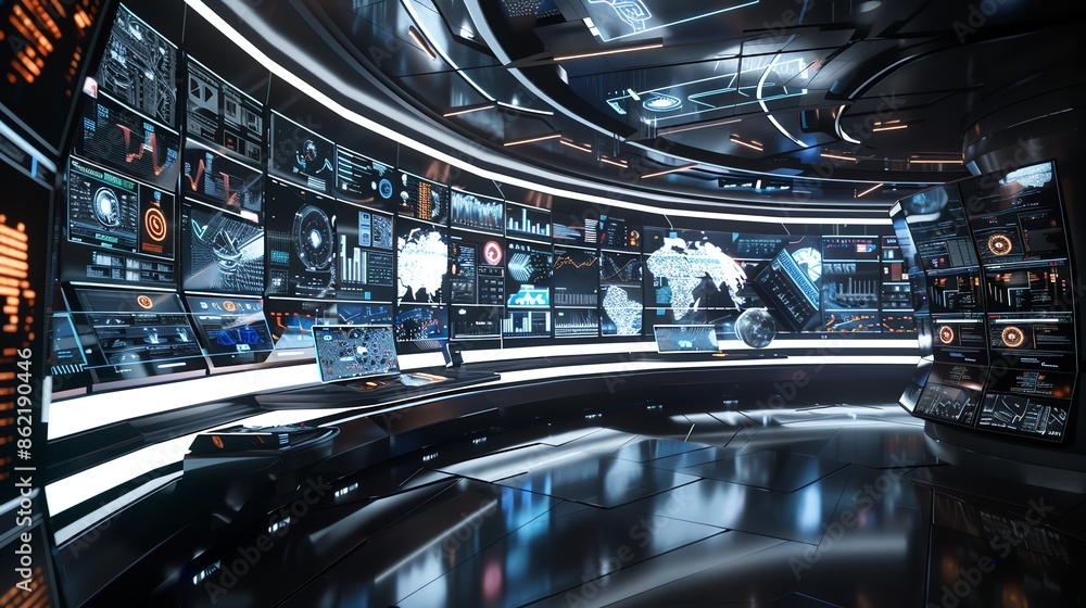 profesional tv studio elegant room green screen, CGI, masking, template ...