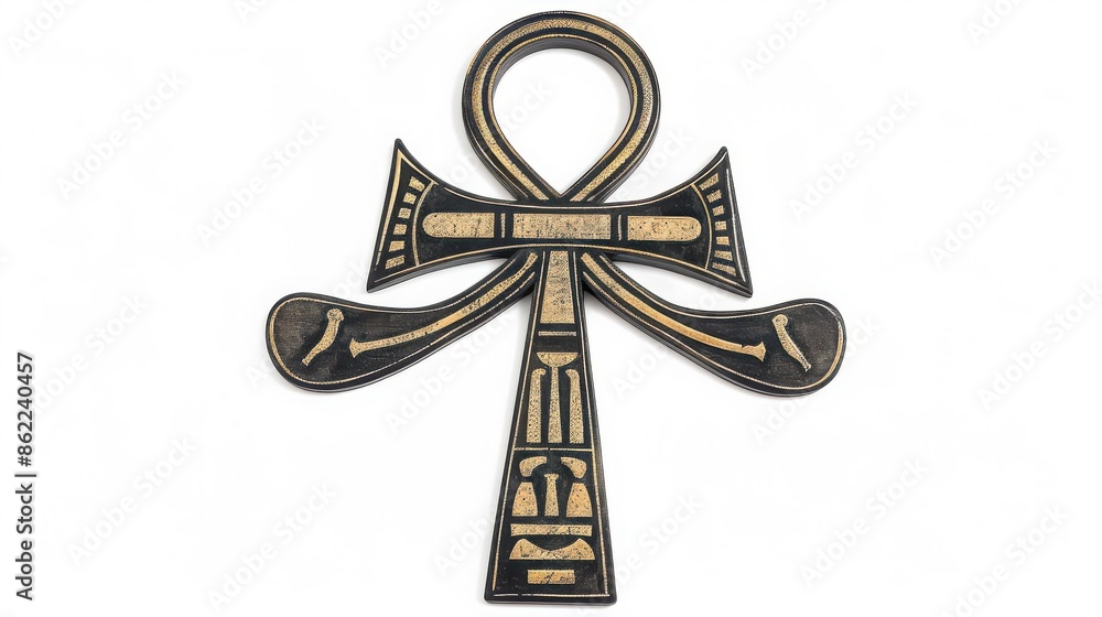 Ancient Egyptian ankh symbol representing life, beautifully crafted in ...