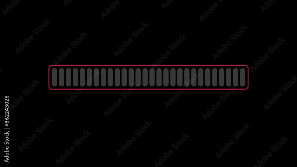 Loading progress bar downloading bar loading screen progress animation ...