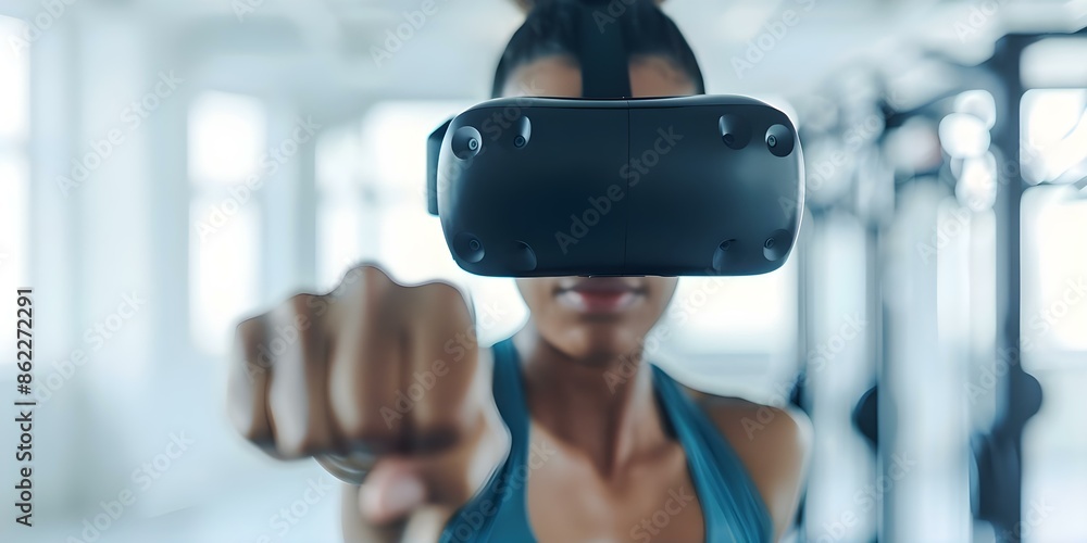 Interactive virtual reality fitness classes for engaging and immersive workout experiences ...