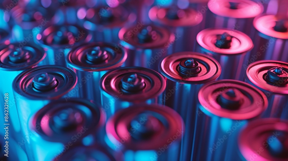 Rechargeable lithium ion battery cells, electric vehicle EV energy ...