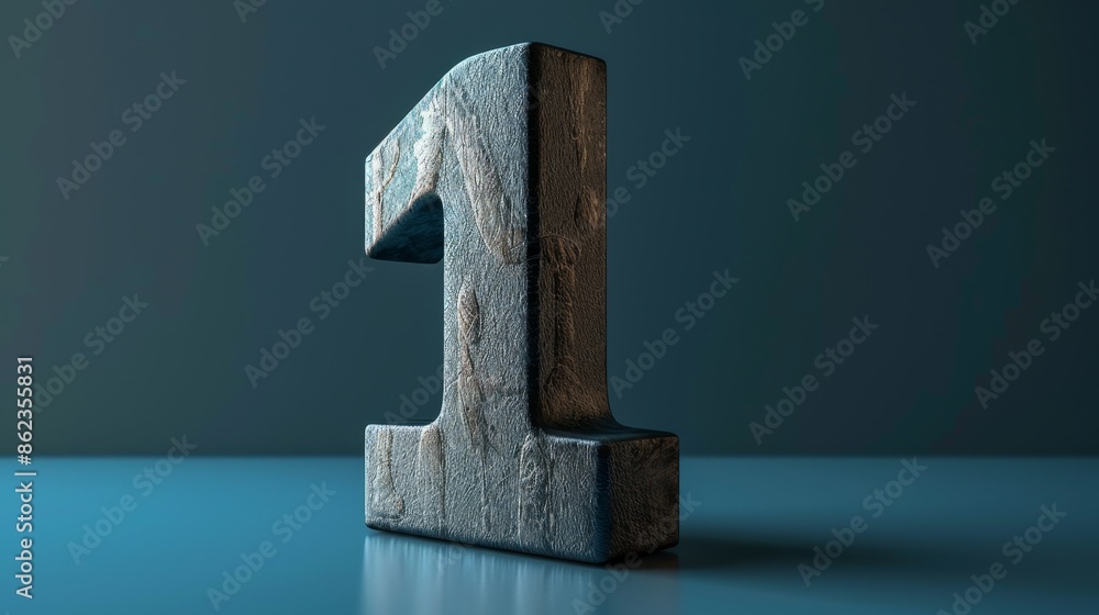 Black white gradient milestone number 1 figures, flat design, side view ...