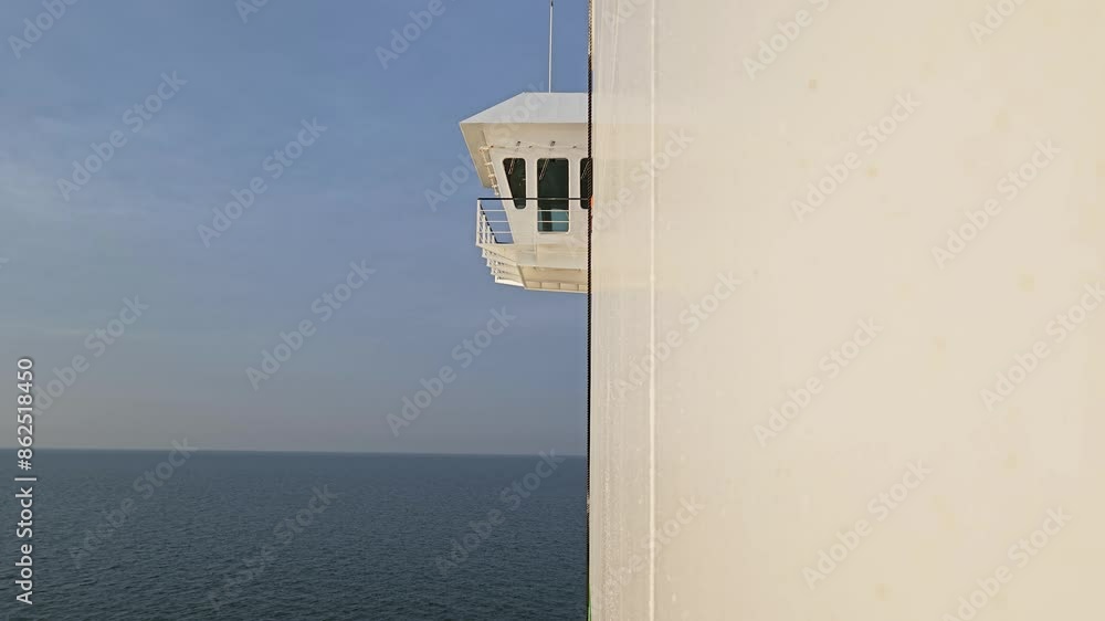Ship navigation room bridge for captain and control rooms windows ...