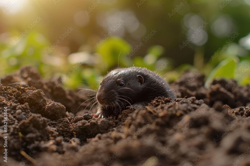 Information about diligence and diligence little European mole that is ...