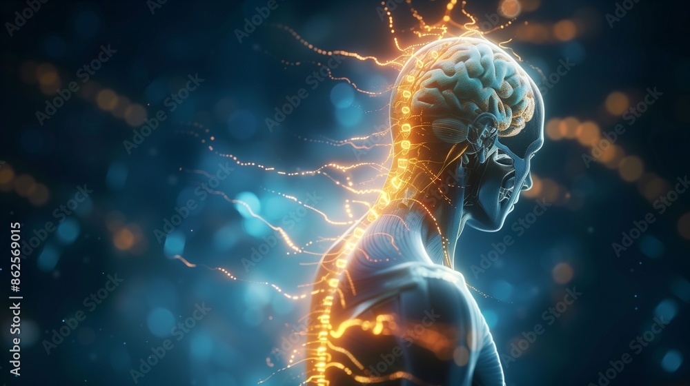 Foto de als muscle weakening illustration, als muscle atrophy visual ...