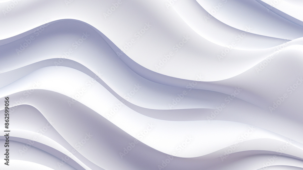 Abstract white and light gray wave modern soft luxury texture with ...