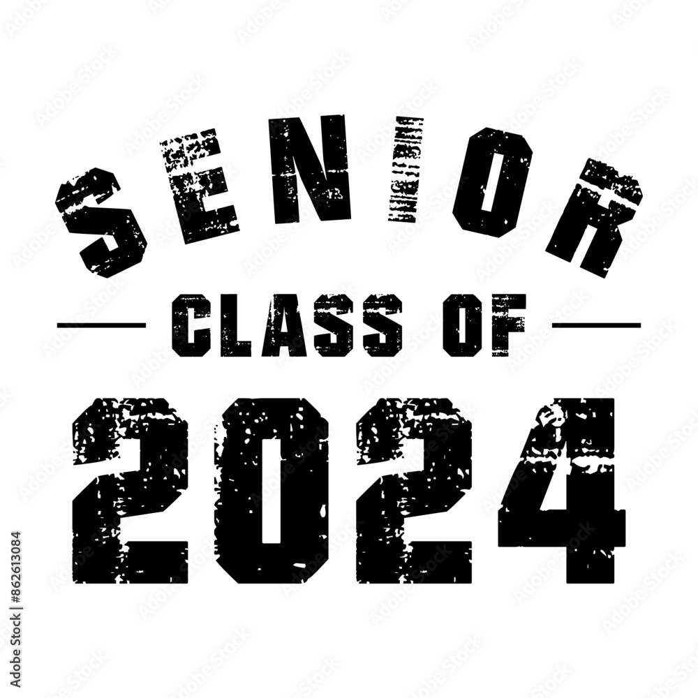 Class of 2024 design, College t-shirt design printable text vector ...