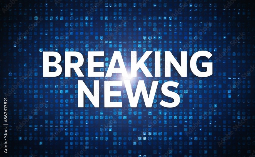 breaking news template, designed for a business or technology-focused ...