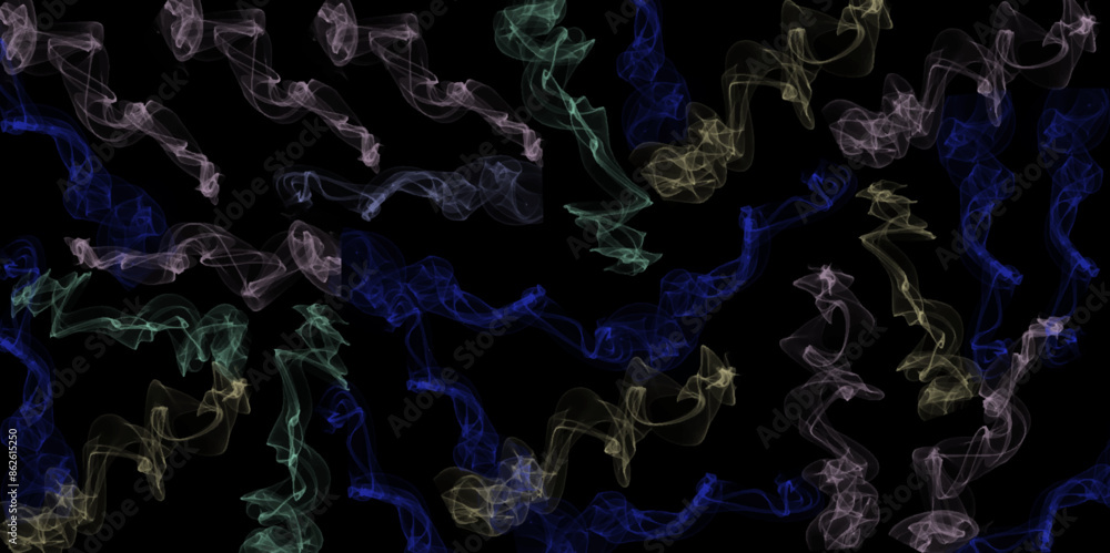 Rainbow color smoke swirls. The Delicate Beauty and Elegance of a Wisp ...