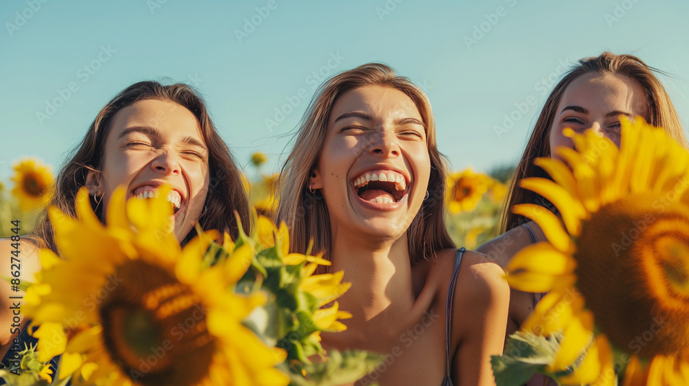 Wholesome Happy Friendship Day banner showcasing friends laughing and ...