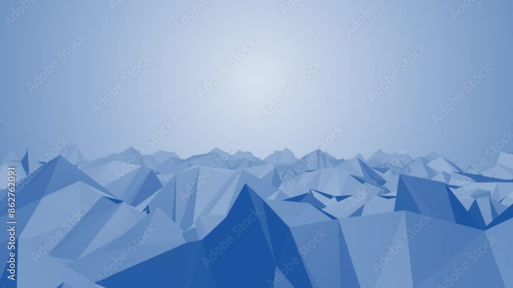 Trendy retro futuristic landcape 3d surface among mountains with space ...