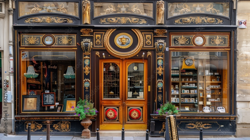 paris france 9 july 2023 traditional and typical french boutique ...