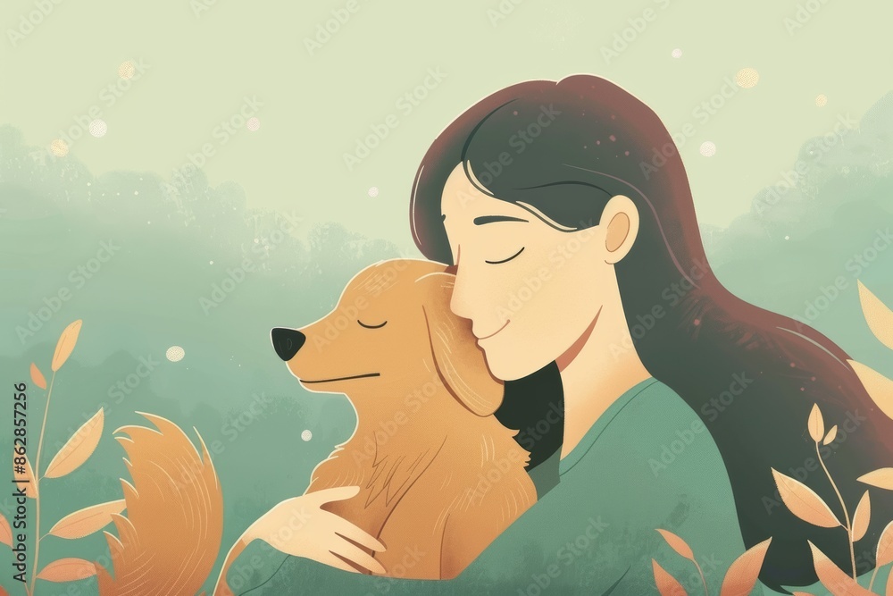 World Pet Memorial Day - love between dog and pet owners living happy ...