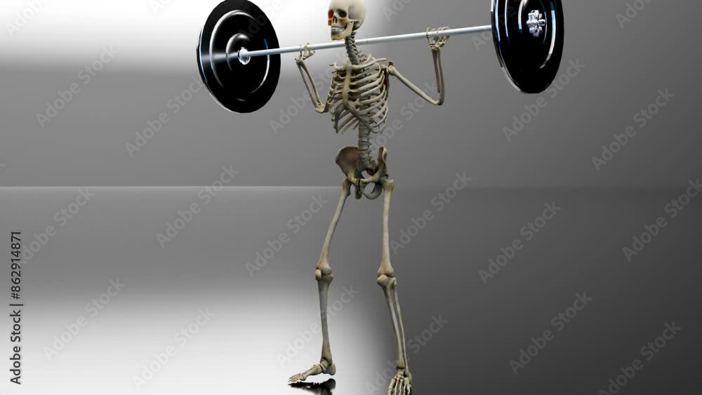 Barbell parallel Squat Exercise. Bodybuilding gym exercising, High Bar ...