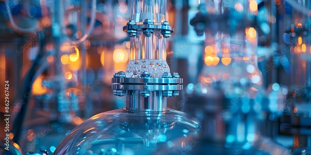 Biopharmaceutical Production Process Highlighting Bioreactors and ...