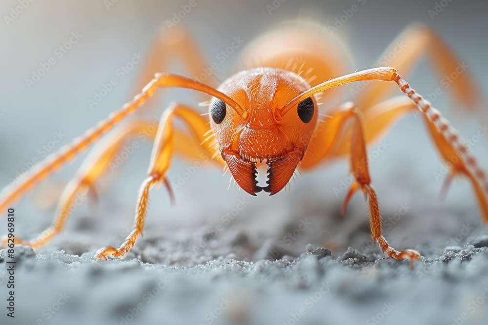 A terrifying illustration of an insect named Fire Ant that comes with ...