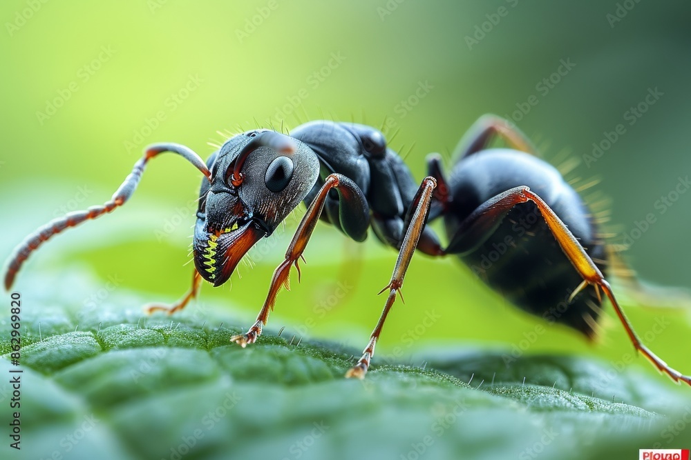 A terrifying illustration of an insect named Fire Ant that comes with ...