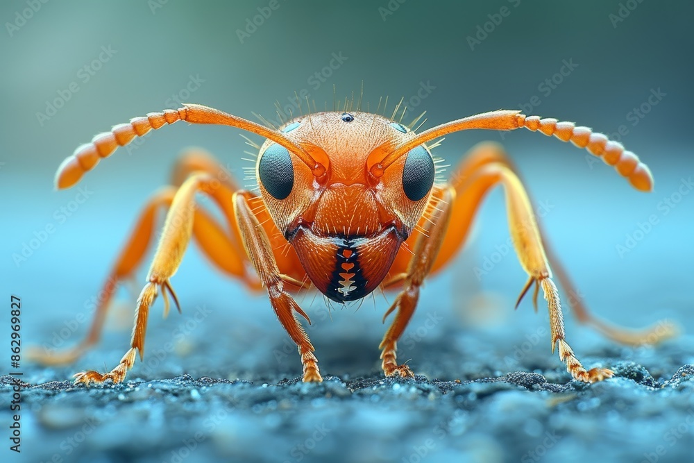 A terrifying illustration of an insect named Fire Ant that comes with ...